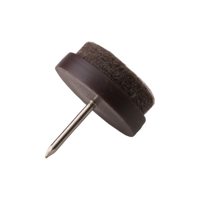 Glidesøm med Filt Brun - Beslagsbutikken